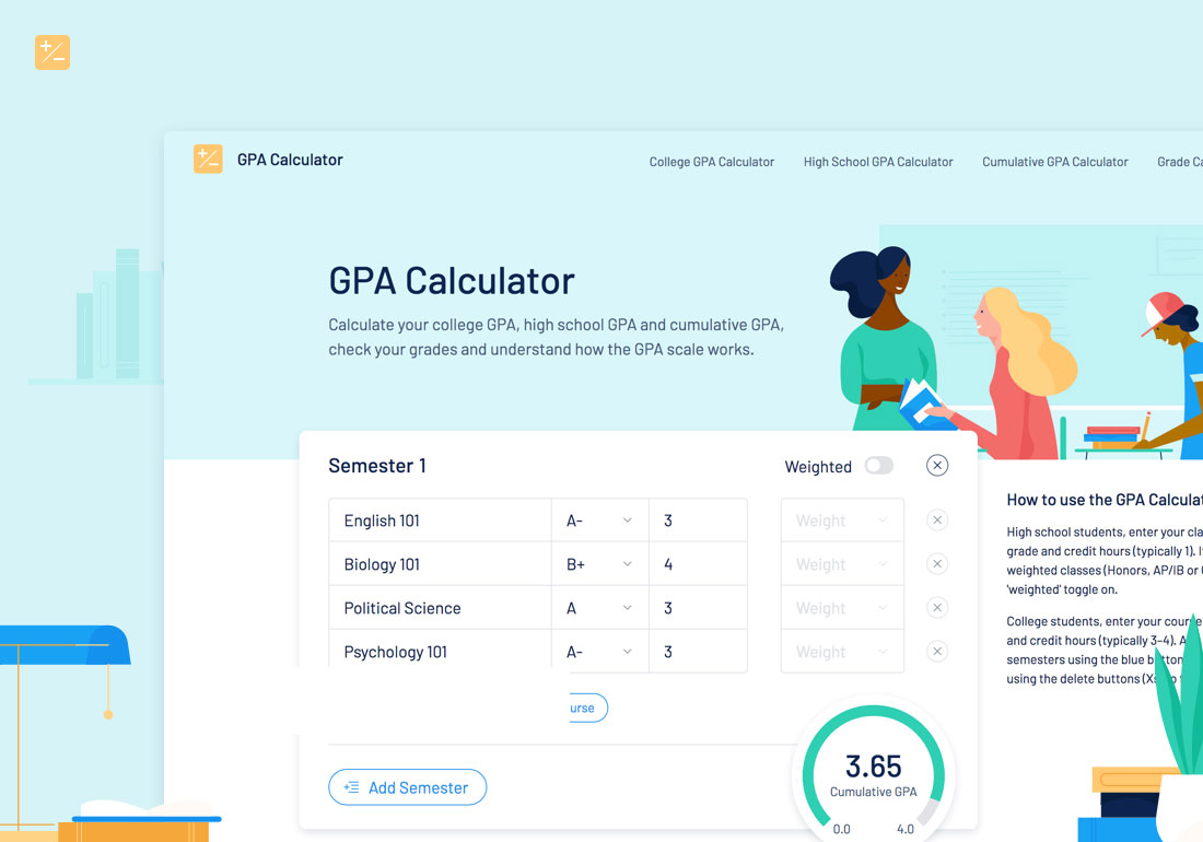 GPA Calculator CSS Winner